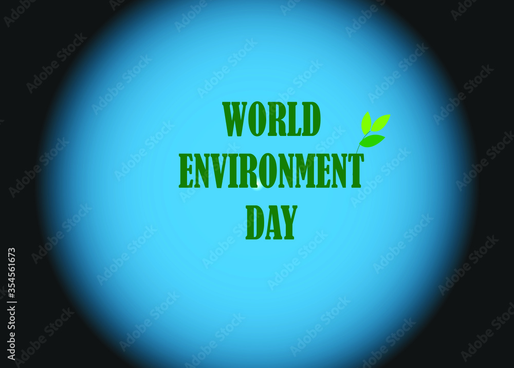 Vector image to represent world environment day and save nature Stock ...