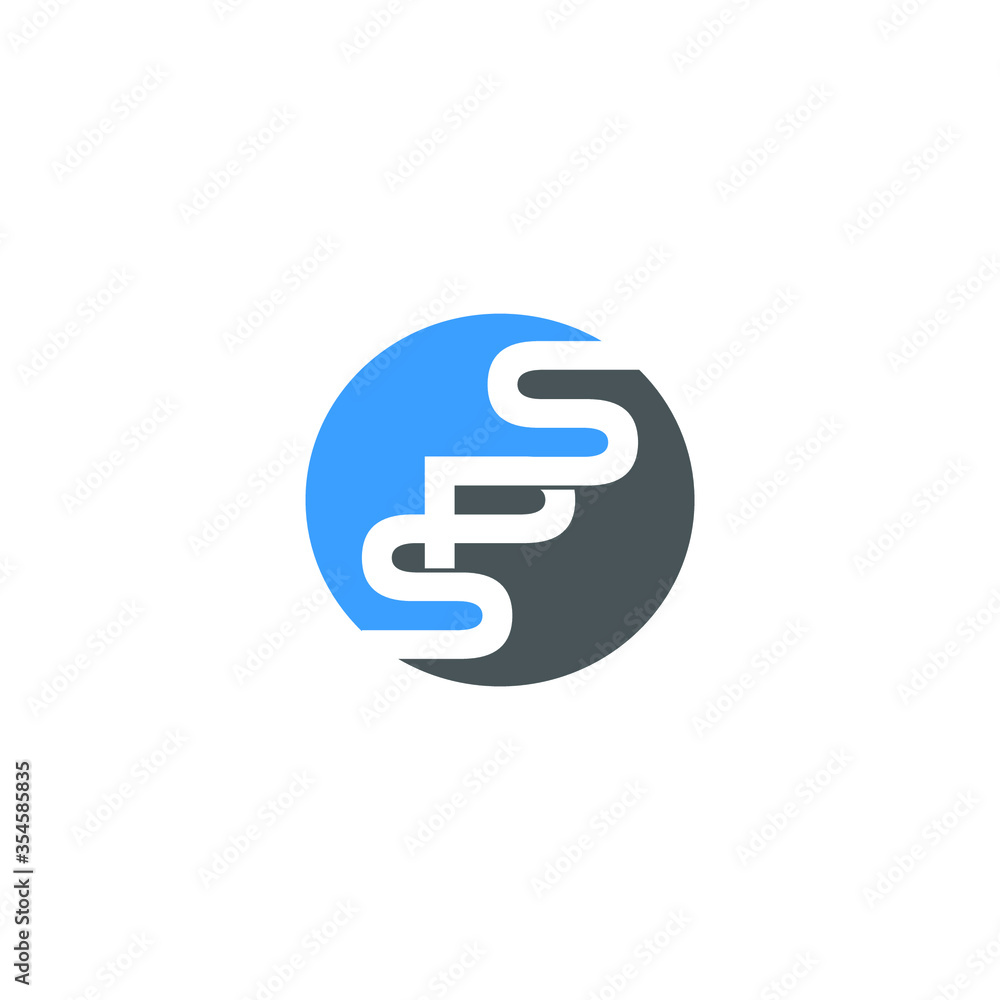 sps letter original monogram logo design Stock Vector | Adobe Stock