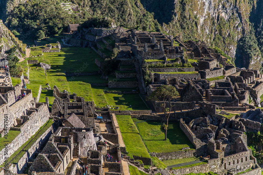 ancient civilization that lived in the middle of the mountain Stock ...