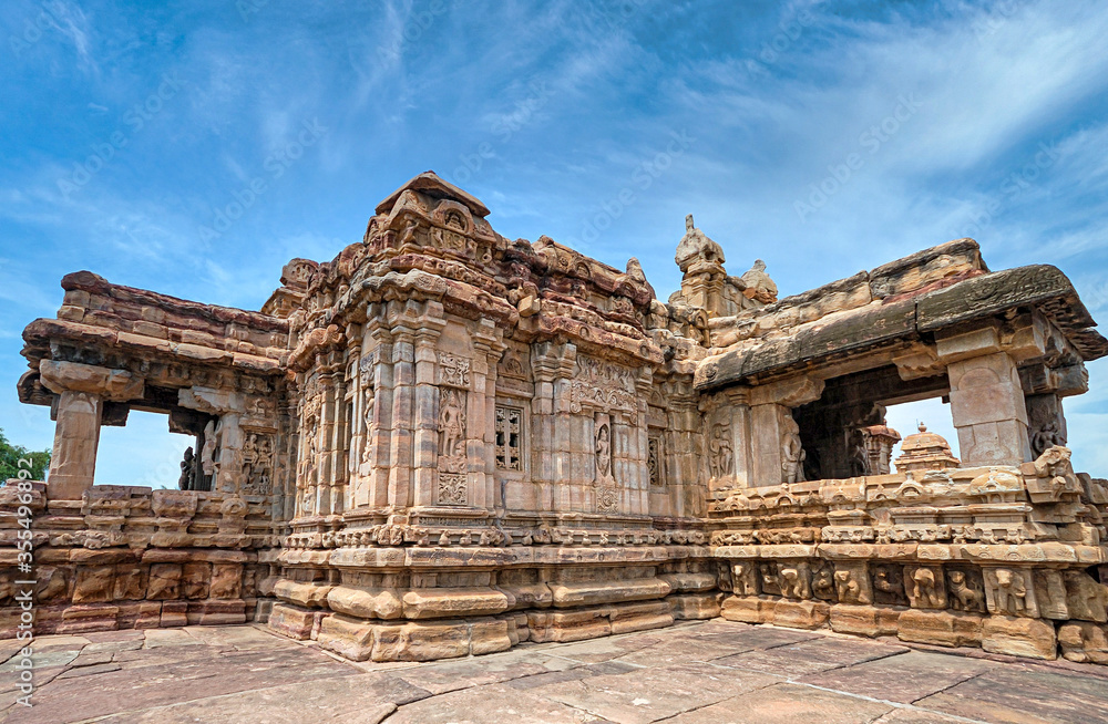 Pattadakal, also called Raktapura, is a complex of 7th and 8th century ...