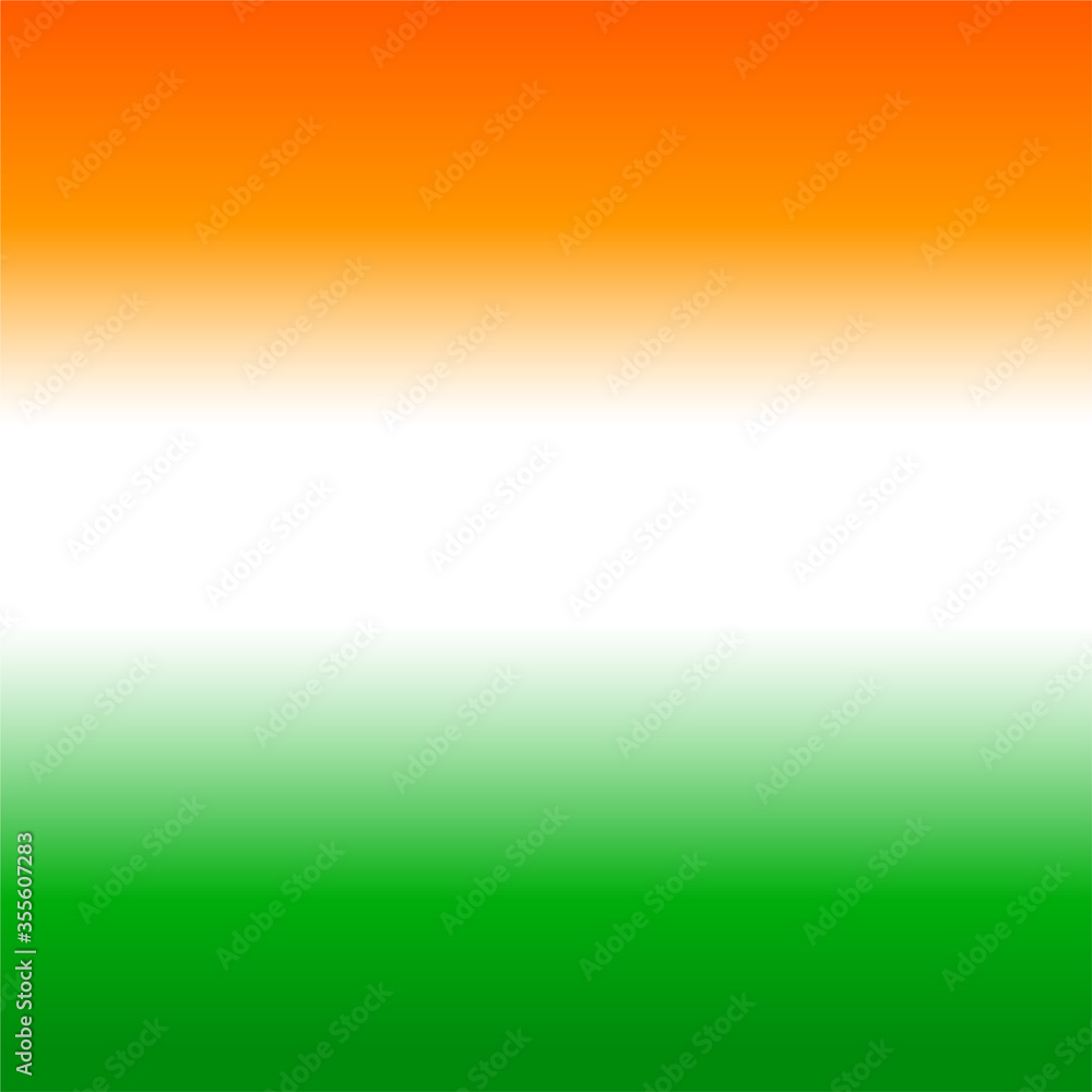 Indian tri colour flag gradient for background. Tri color gradient ...
