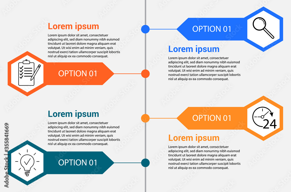 Vector illustration infographics. For content, diagram, flowchart ...