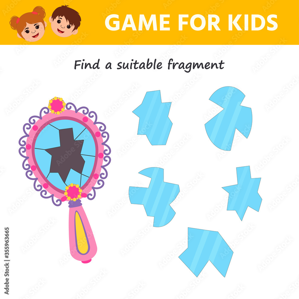 Game for kids. Educational page for children on addition and ...