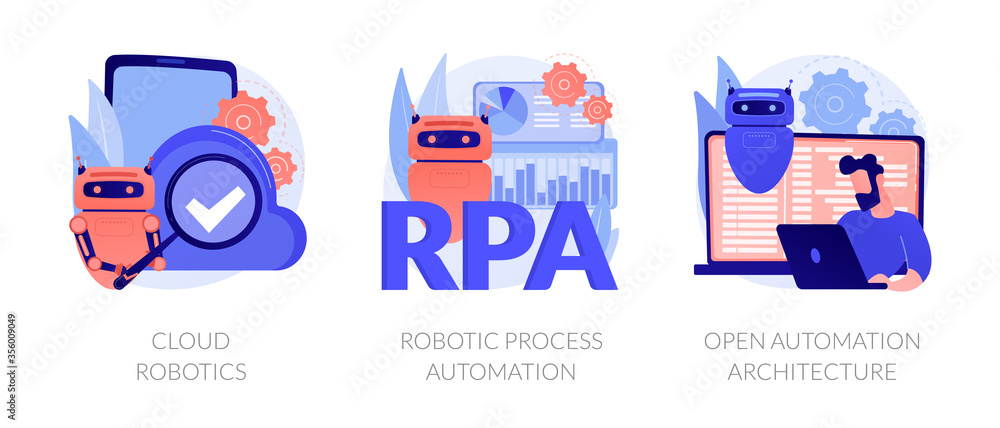 Artificial intelligence software. Automated database management. Cloud robotics, robotic process ...