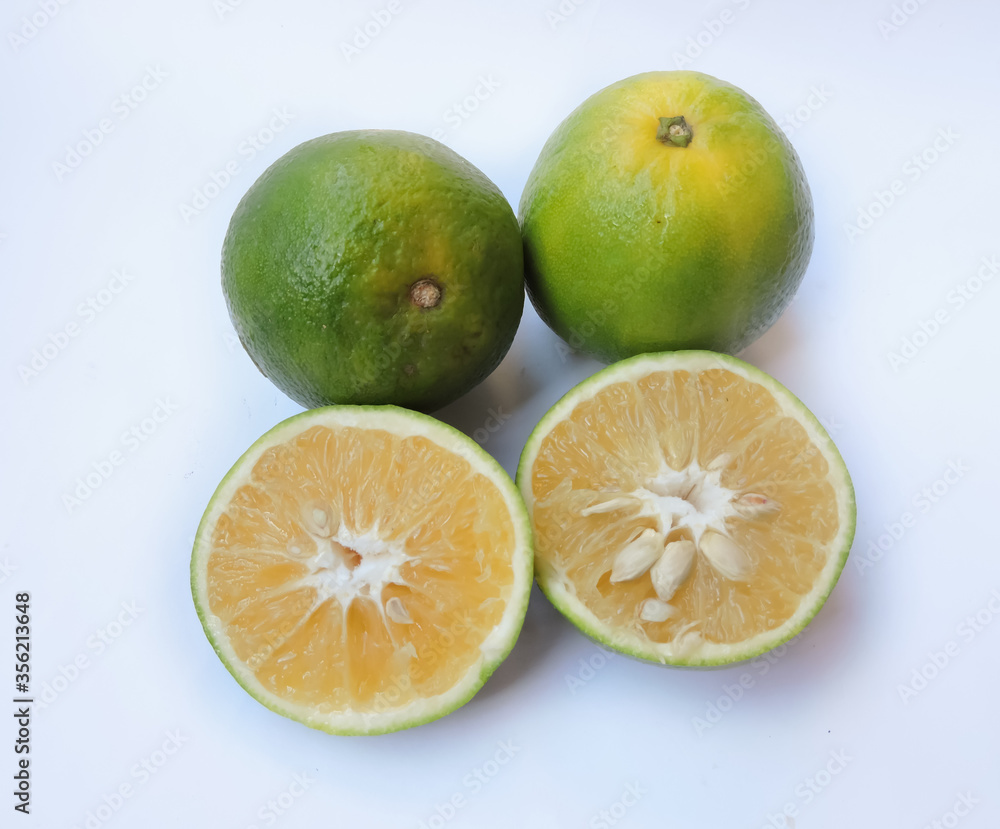 Photo Stock Sweet Lemon is a species of citrus which is commonly known ...