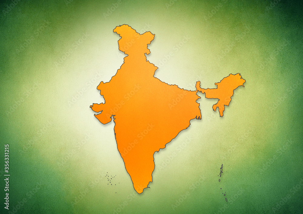 vintage map of INDIA, hindusthan, ancient india map, grunge textured ...