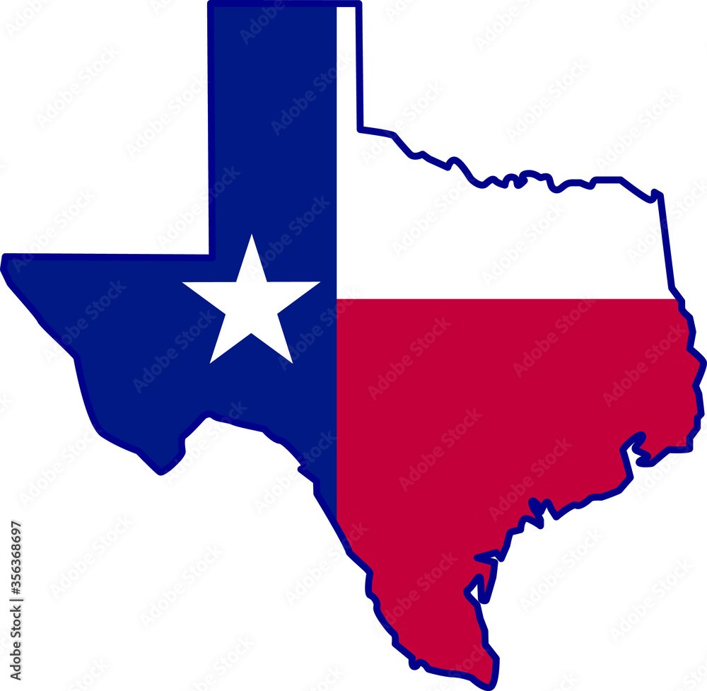 Texas. map of the united states. flag united states. patriotism. policy ...