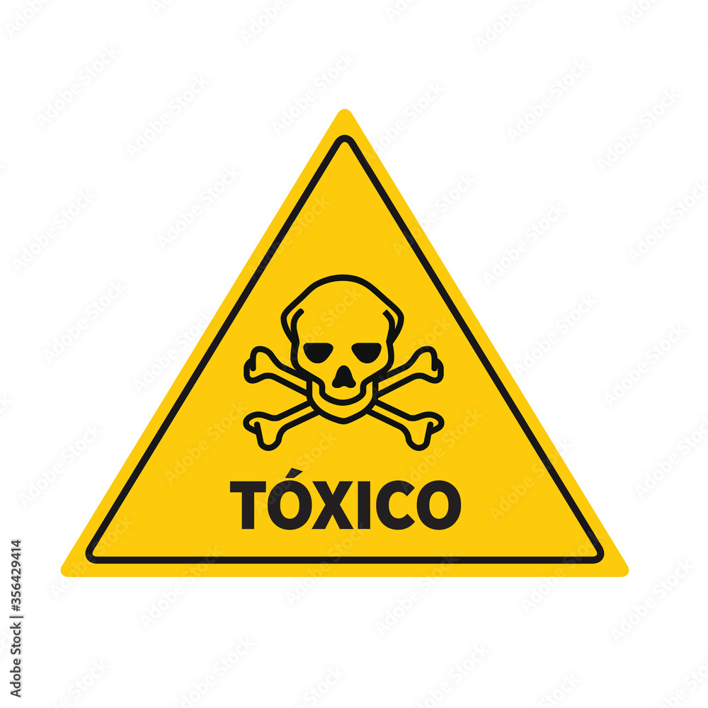 Tóxico Cartel señal español Stock Vector | Adobe Stock