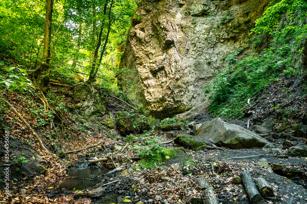 Ram-szakadek, Ram Ravine or Ram Canyon near the village Dobogoko and ...