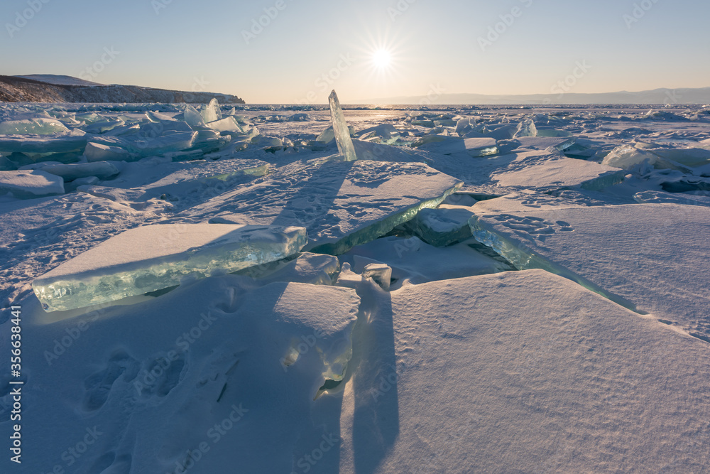 Lake Baikal in Russia is the deepest lake in the world and the largest ...