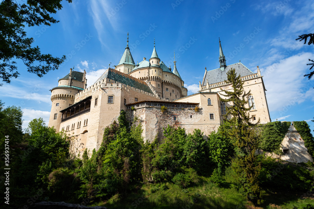 Foto de Stock Bojnice Castle (Bojnicky Zamok), Medieval Romanesque ...