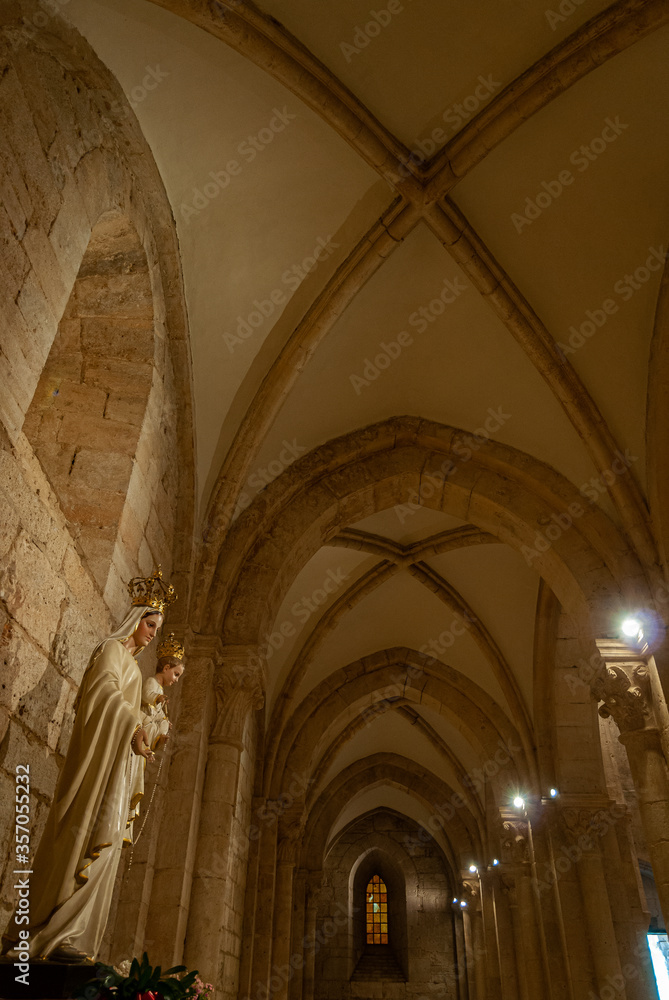 Veroli, Frosinone, Lazio. The abbey of Casamari. It is one of the most ...