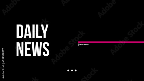 News Text Overlay Stock Template | Adobe Stock