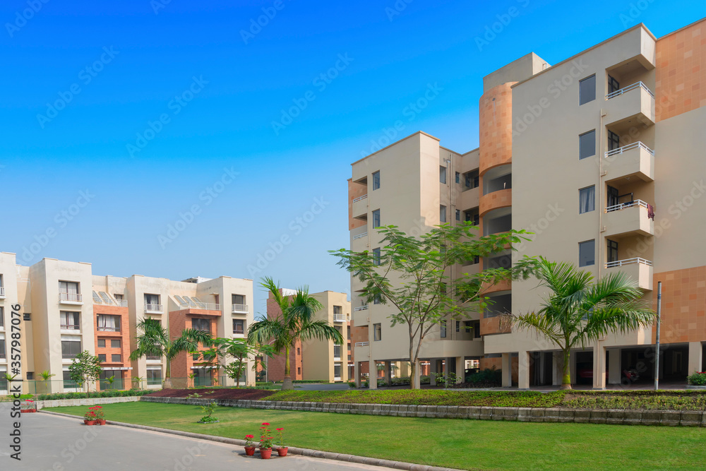 New residential building complex being built at Rajarhat New Town area ...