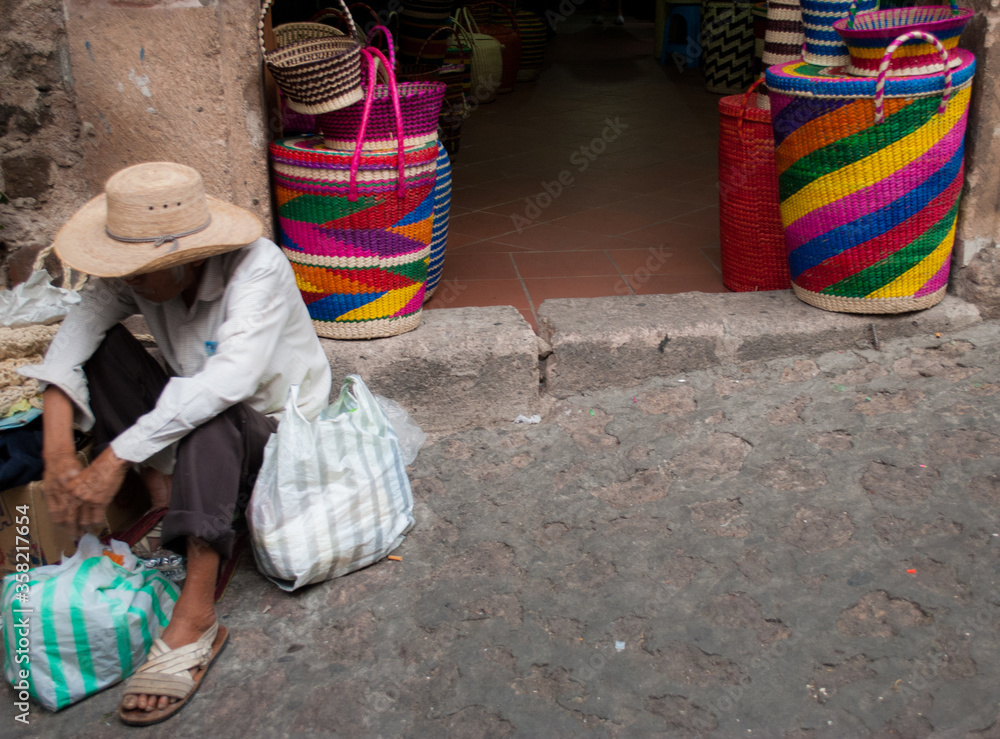 Taxco , Guerrero / Mexico - May 2013 Taxco was named a magic town given ...