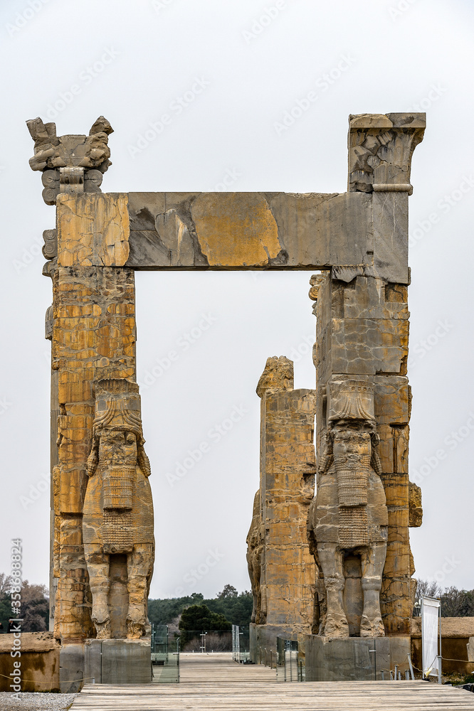 It's New gate of Persepolis, the ceremonial capital of the Achaemenid ...