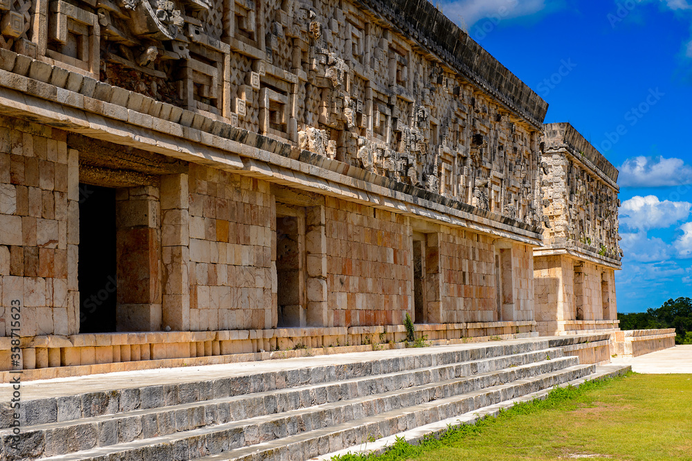 Governor's Palace, Uxmal, an ancient Maya city of the classical period ...