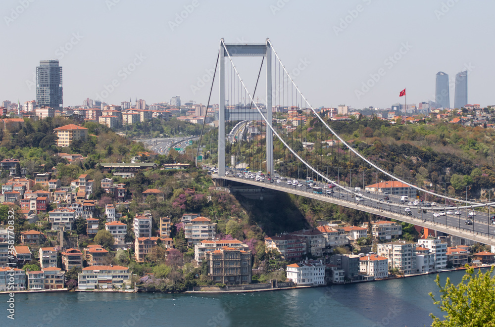 Istanbul, Turkey - completed in 1988 and one of the main landmarks in ...
