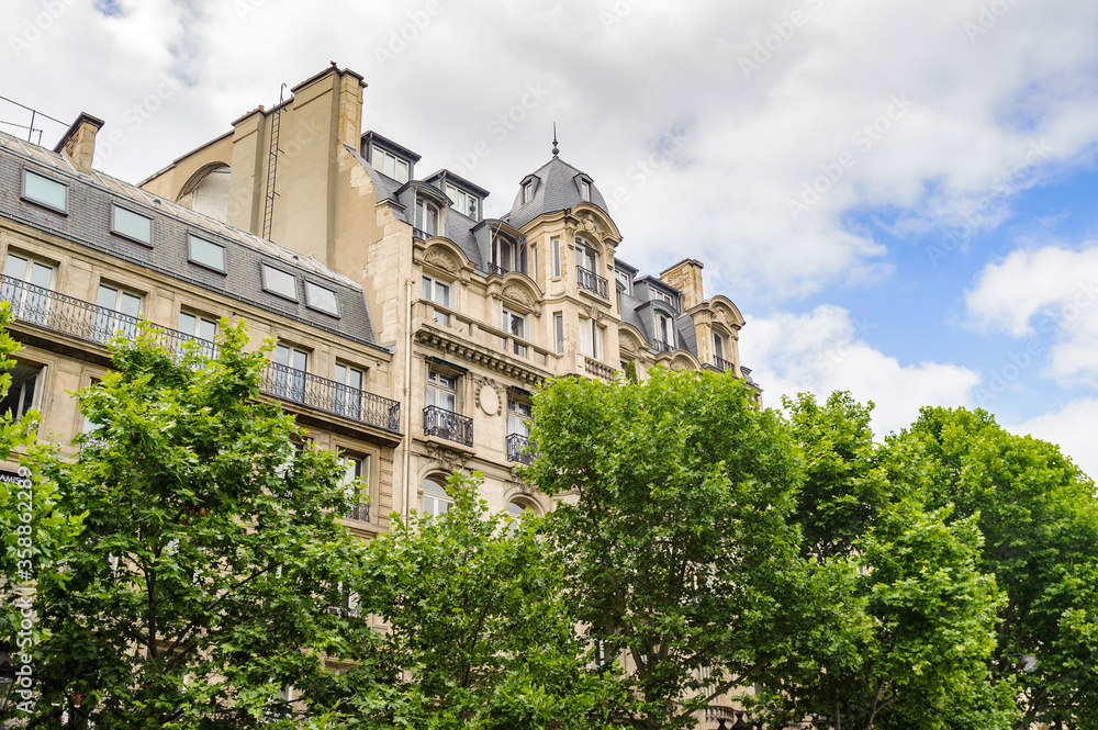 It's Architecture of the centre of Paris, France. Paris is one of the ...