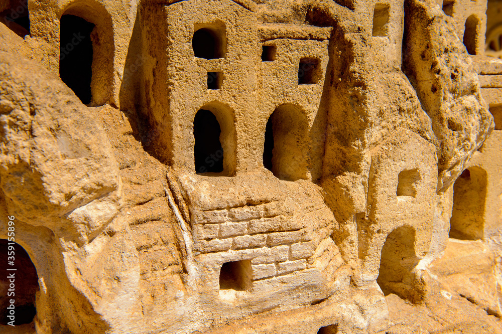 It's Model of Matera, Puglia, Italy. The Sassi and the Park of the ...