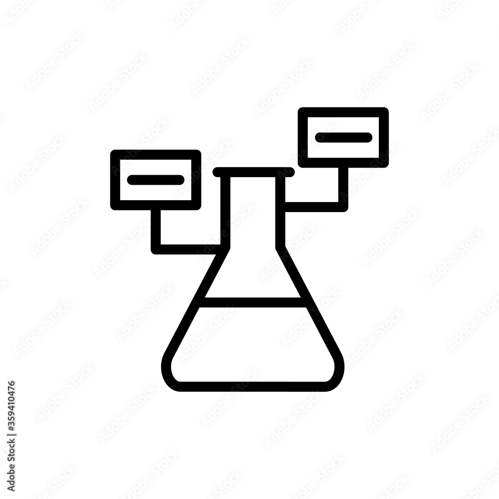 Flask Analysis Icon Simple Color Vector Elements Of Stinks Icons For Ui And Ux Website Or