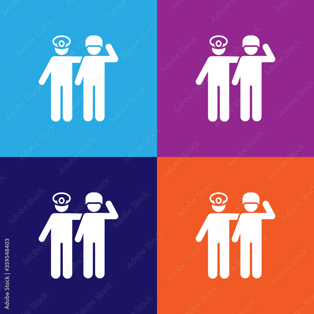 professions, soldier, war, helmet man pictogram icon. Signs and symbols ...