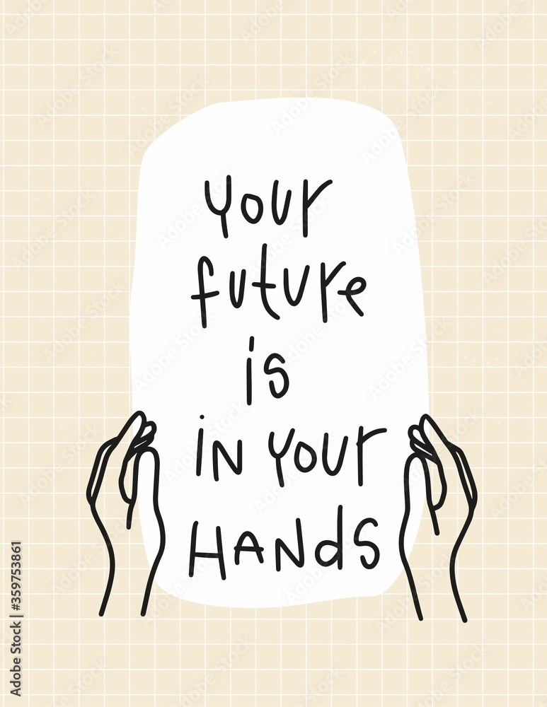 Vector de Stock Motivational encouragement quote vector design. Your ...