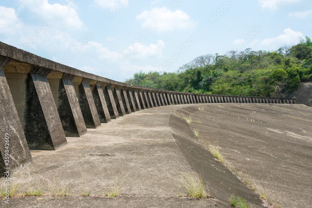 Wusanto Reservoir scenic area in Guantian District, Tainan, Taiwan. The ...