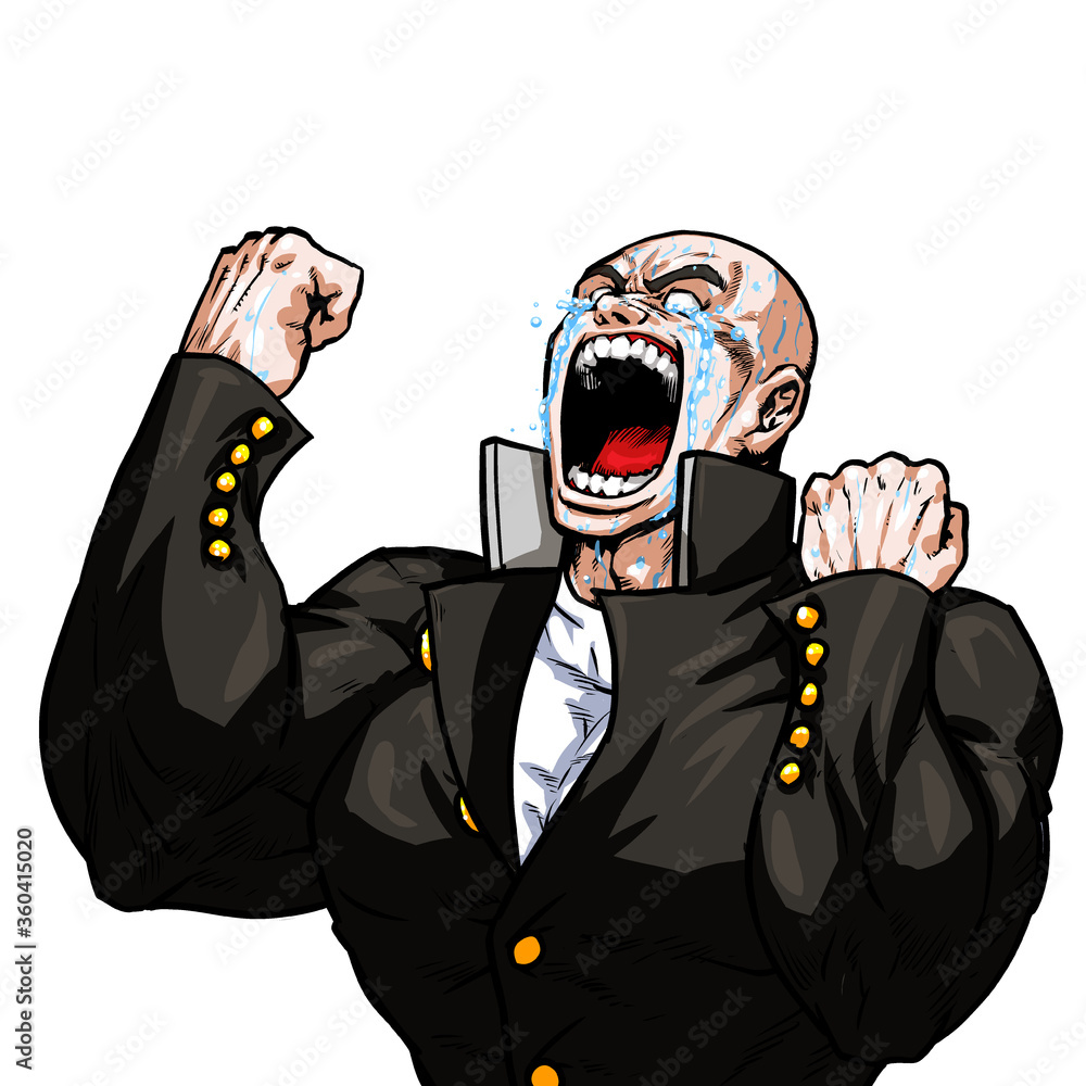 Guts, bald, skinhead, graphic novel, cartoon, muscle, bodybuilding ...