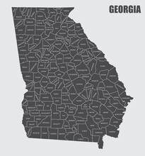 Georgia Map 1819 Free Stock Photo - Public Domain Pictures