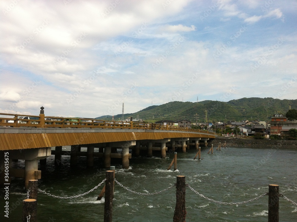 Uji Bridge, A historic bridge that is counted as one of the three most ...
