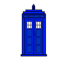 Blue Police Box Clipart Free Stock Photo - Public Domain Pictures