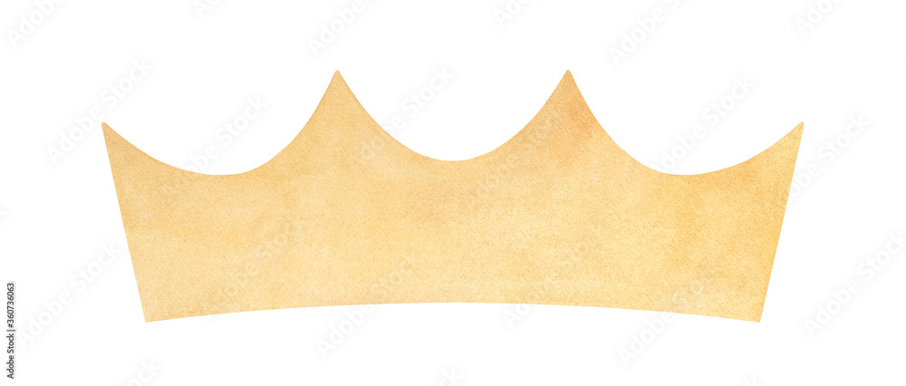 gold crown template