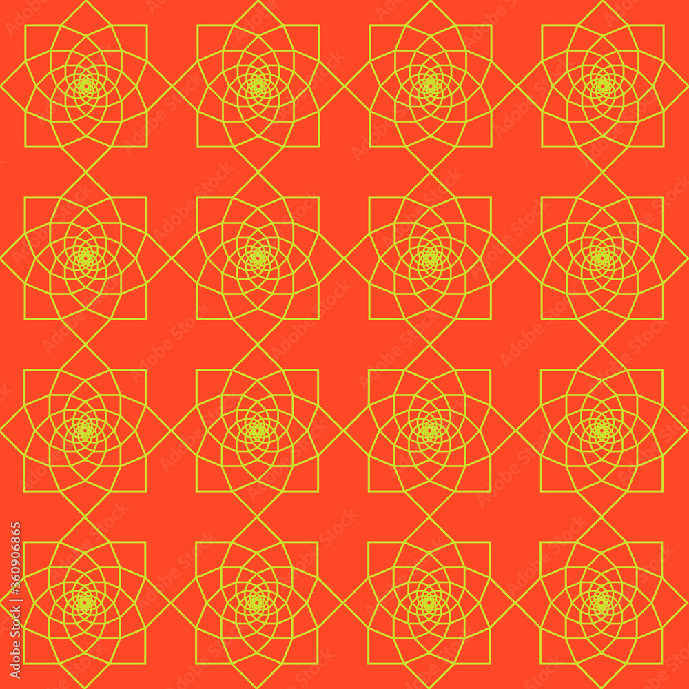 seamless geometric interwoven patterns. hypnotic effect. it can be used ...