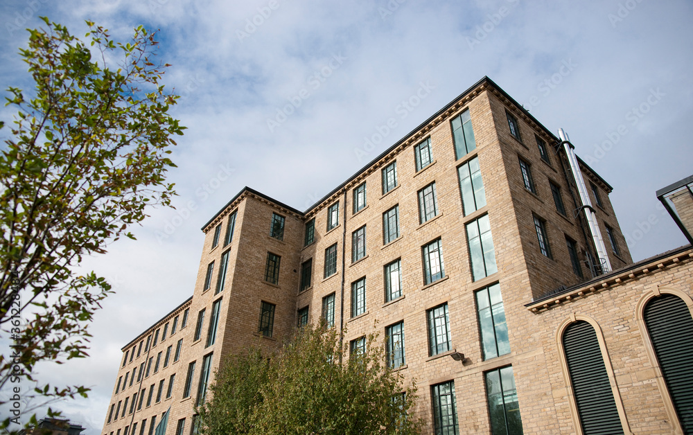 Huddersfield, West Yorkshire, UK, October 2013, a view of the Sparck ...