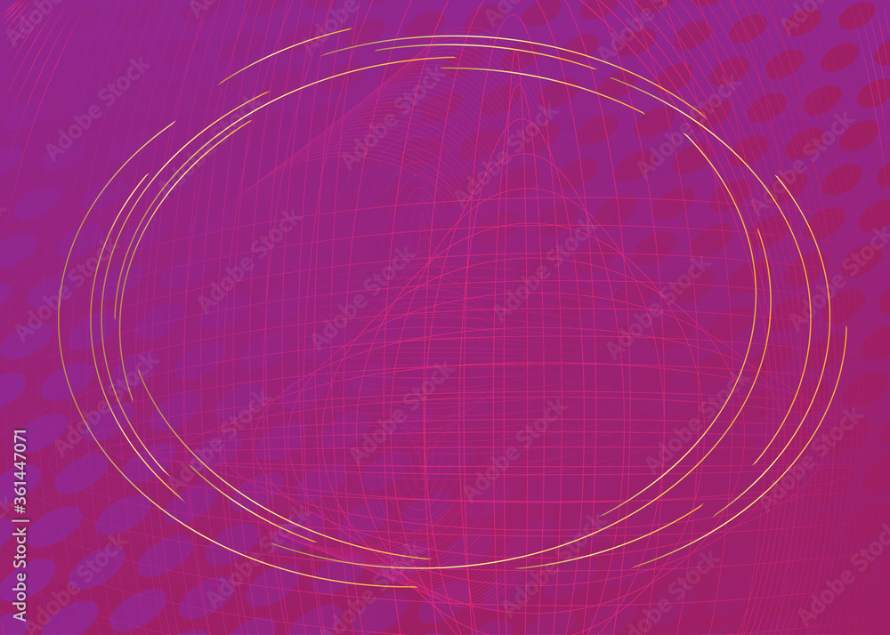 Abstract Background With Dynamic Linear Waves Modern Vibrant Colored Poster Composition Of