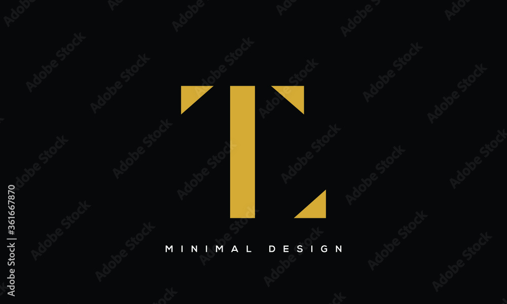 LT letter logo alphabet monogram icon symbol Stock Vector | Adobe Stock