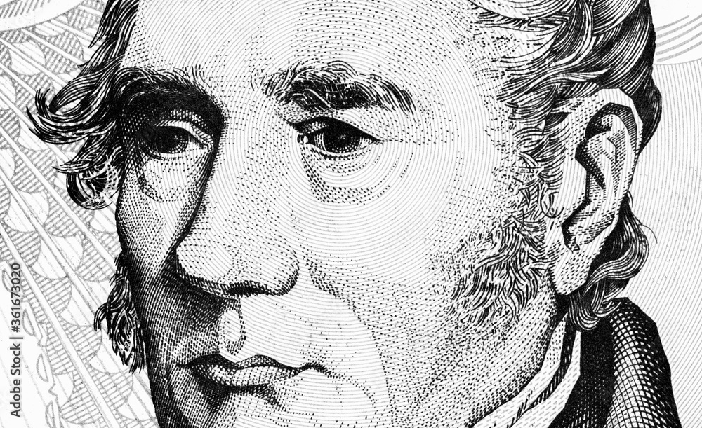 George Stephenson Engineer and inventor, Portrait from Great Britain 5 ...