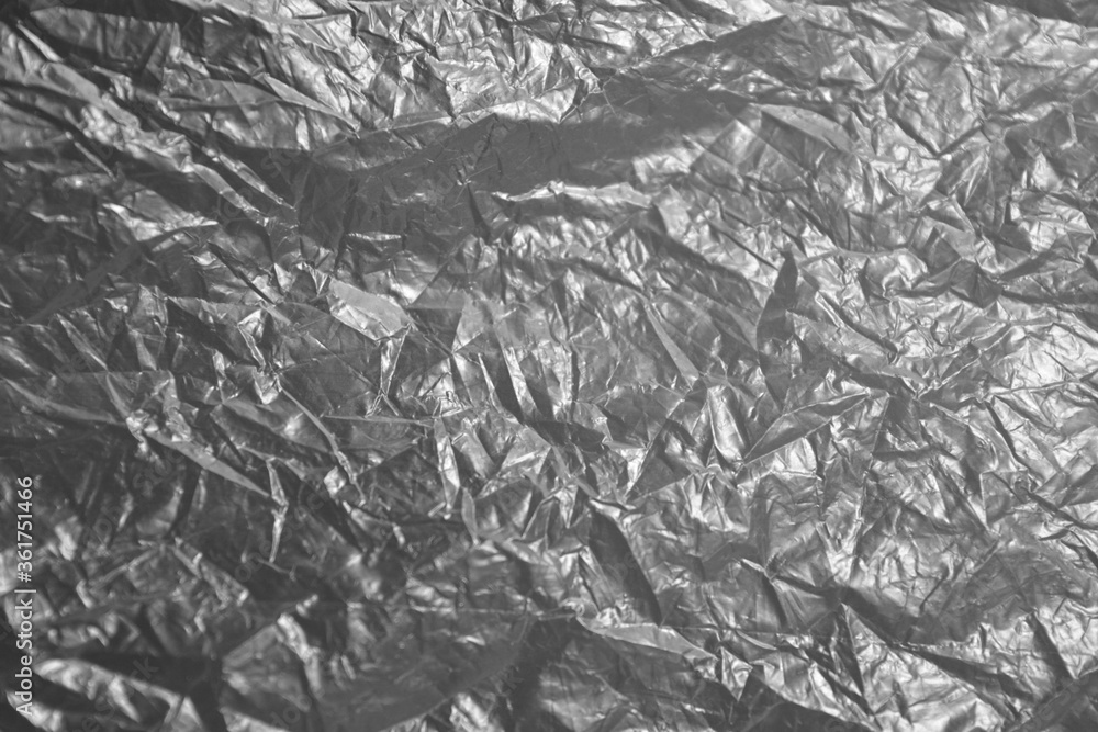plastic bag surface with blur effect abstract background and texture ...