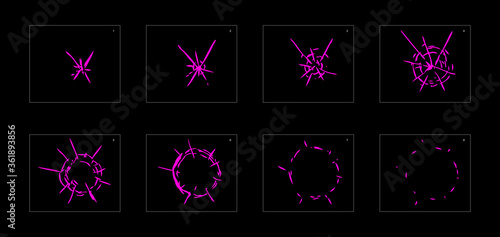 Shine poison explosion effect. Poison explosion animation effect ...