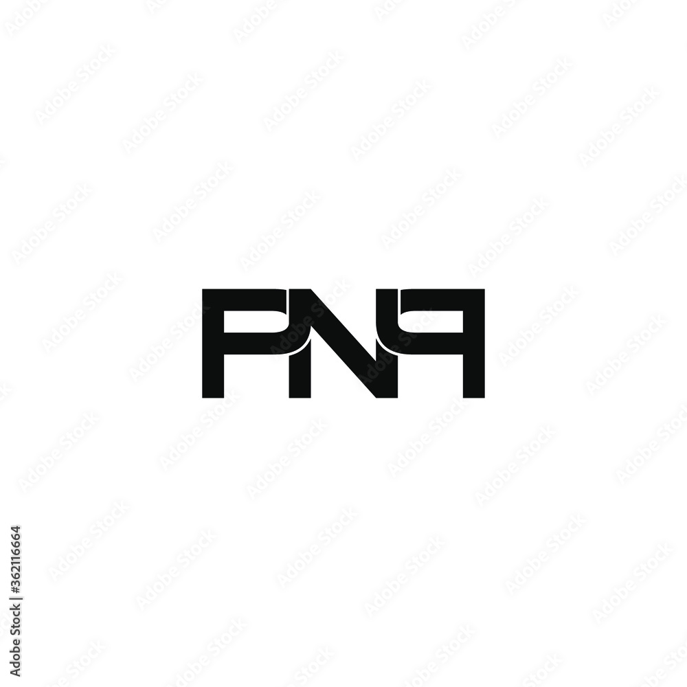 pnp letter original monogram logo design Stock Vector | Adobe Stock