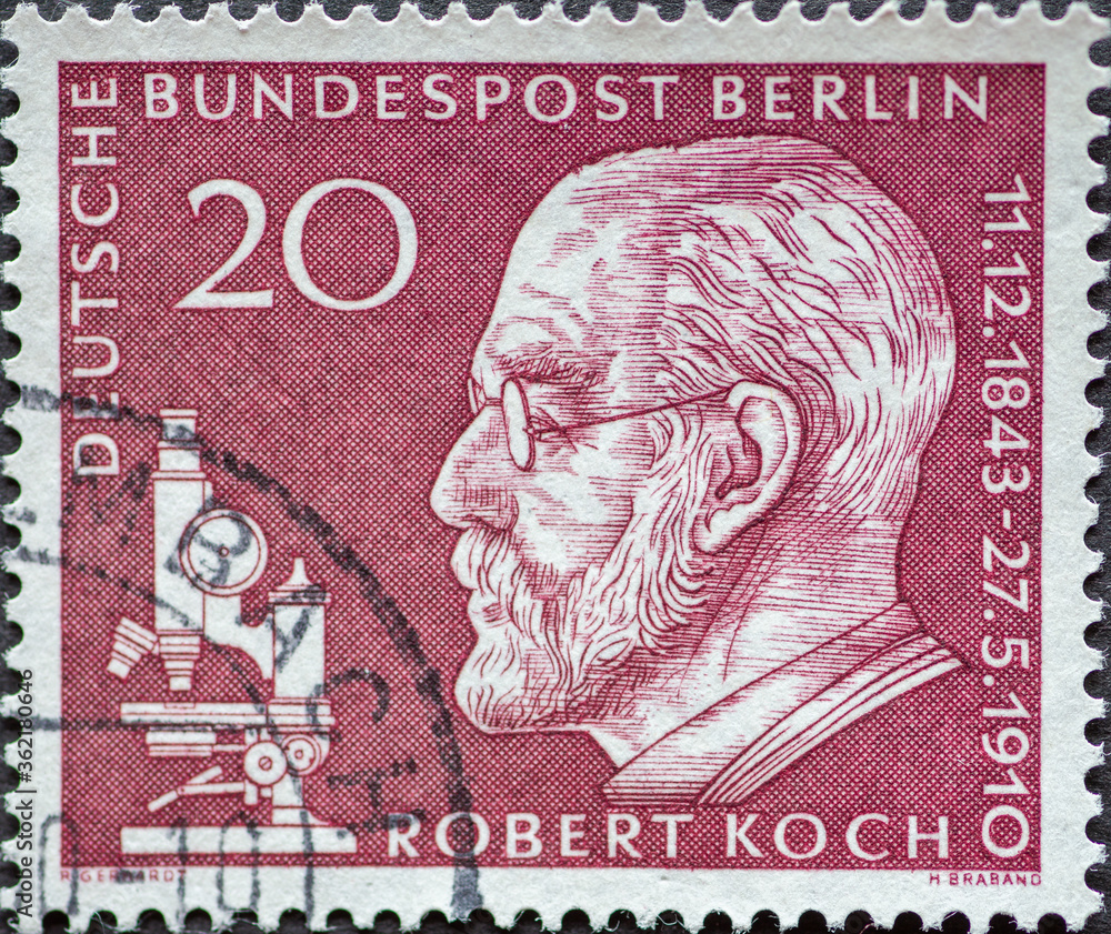 GERMANY, Berlin - CIRCA 1960: a postage stamp from Germany, Berlin ...