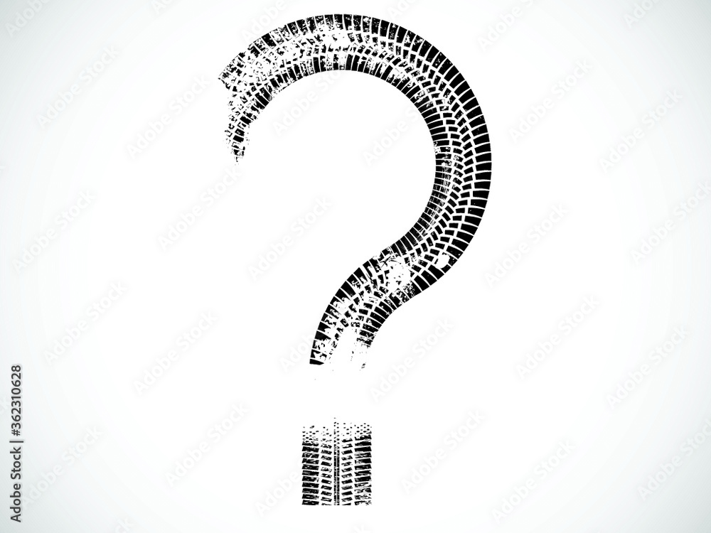 Grunge question mark . Vector . Stock Vector | Adobe Stock