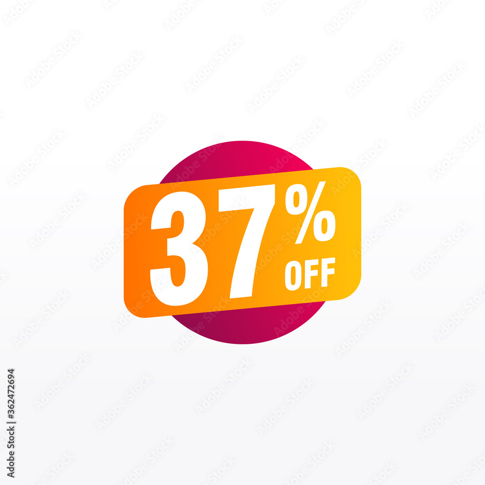 37 discount, Sales Vector badges for Labels, , Stickers, Banners, Tags ...