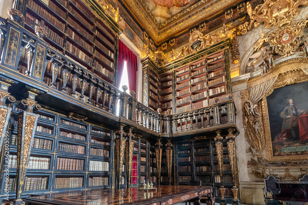 Coimbra, Portugal - July 16, 2019: The Johannine Library (Portuguese ...