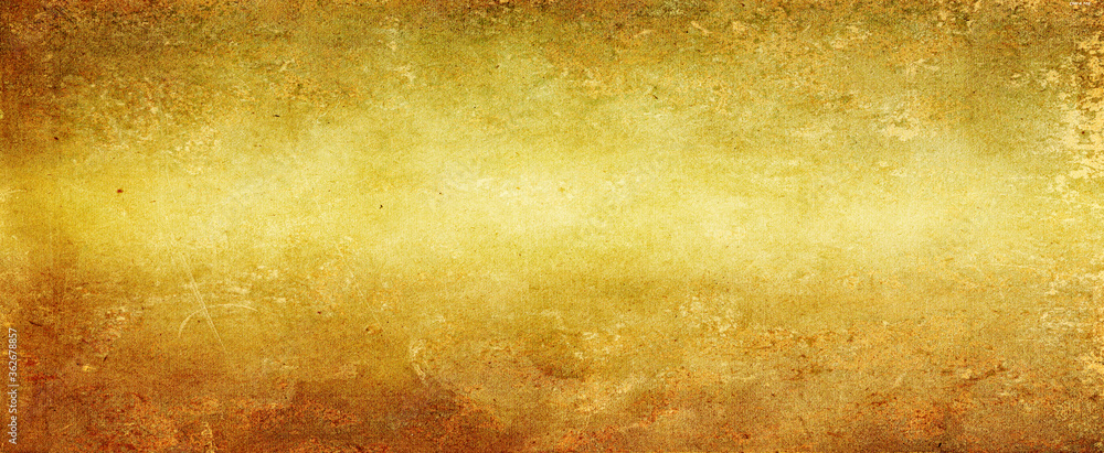 Gold background with vintage texture, yellow background with brown ...