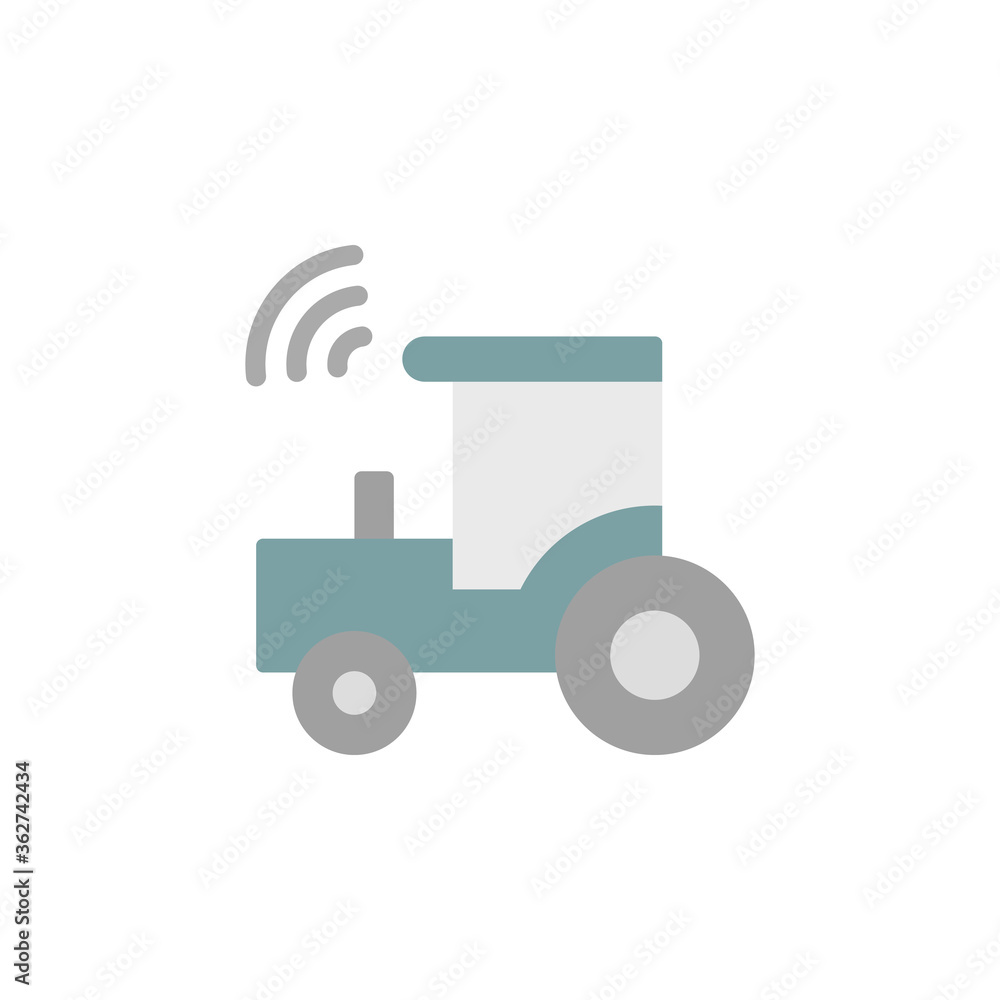 Construction, tractor, farm icon. Simple color vector elements of ...