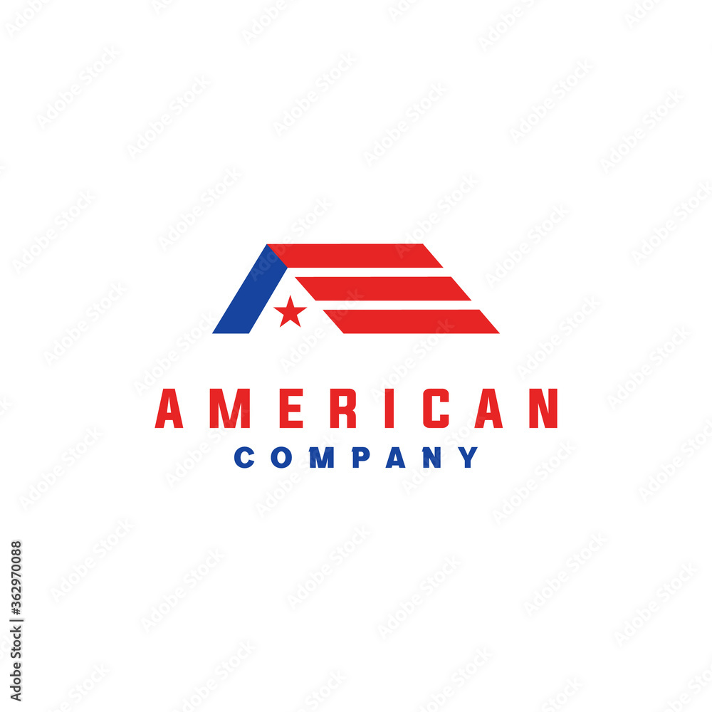 American House Logo Appartement and Construction Icon. Home Vector ...