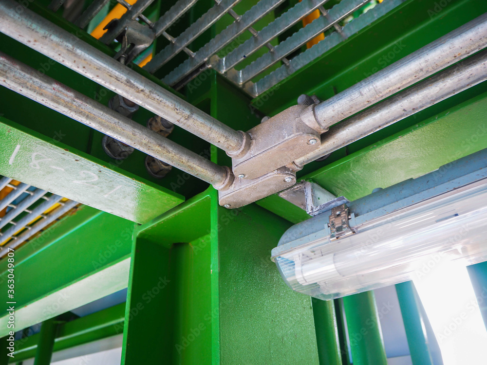 Conduit and cable tray was installed in power plant which popular in ...