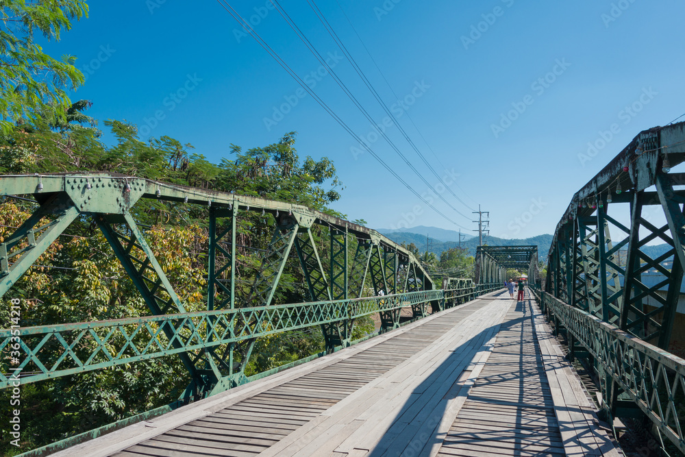 Pai Historical Bridge (Pai Memorial Bridge) in Pai, Mae Hong Son ...